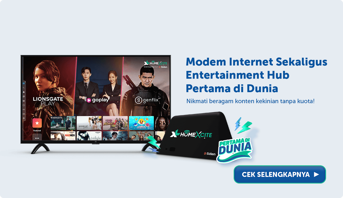 XL Home - Internet Fiber Optic Super Cepat